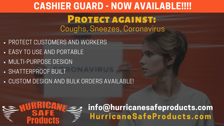 Cashier Guards Now Available